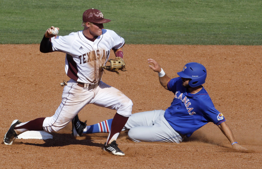 KU baseball falls to Texas A&M, 10-4, in Big 12 tournament opener ...